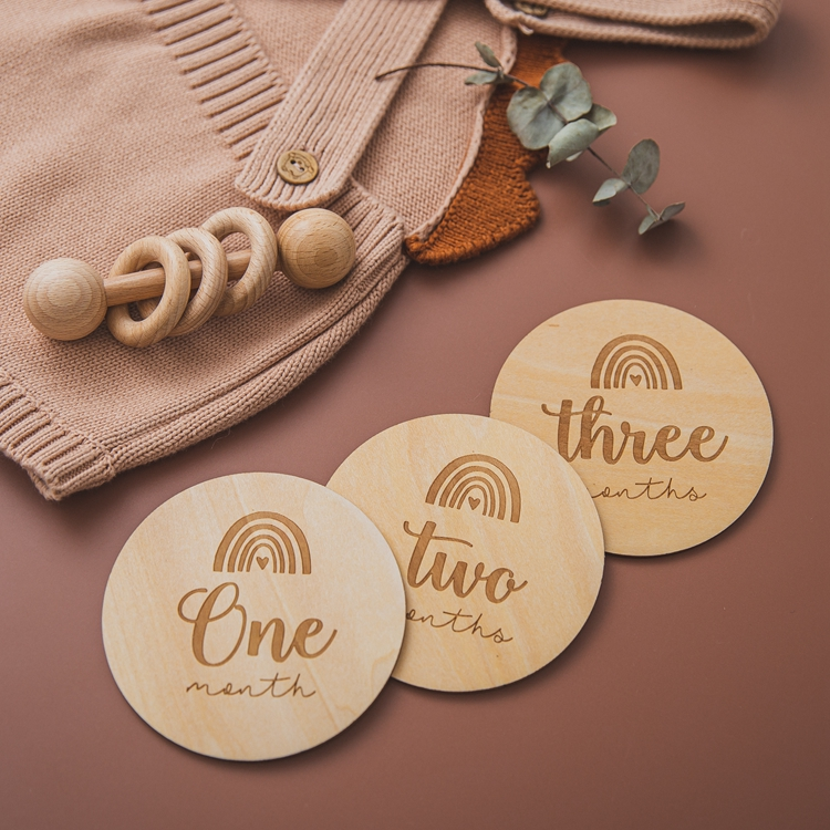 Wooden Milestone Cards – Camy&Bunny